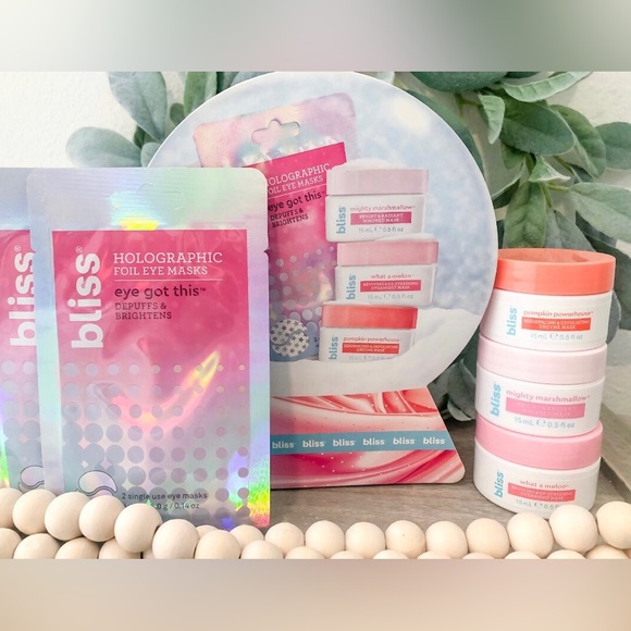 Bliss | Skincare | Bliss Skincare Gift Set Face Masks Foil Eye Masks ...